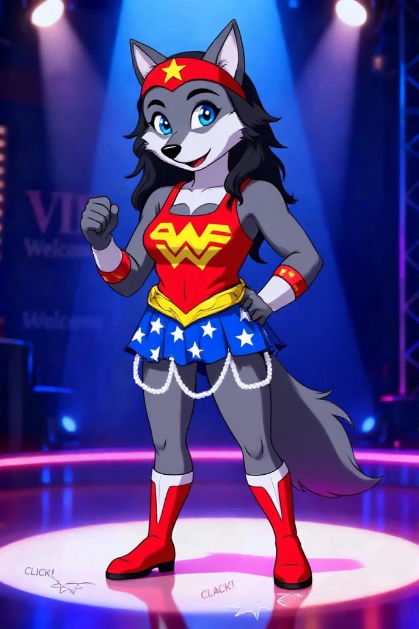 SeaArt AI Theater preview-Wonder Wolf-a Wonder Woman spoof | New ideas ...