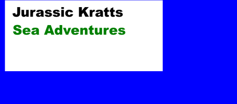 Jurassic kratts sea adventures-Dakosaurus rescue | New ideas by Matt ...