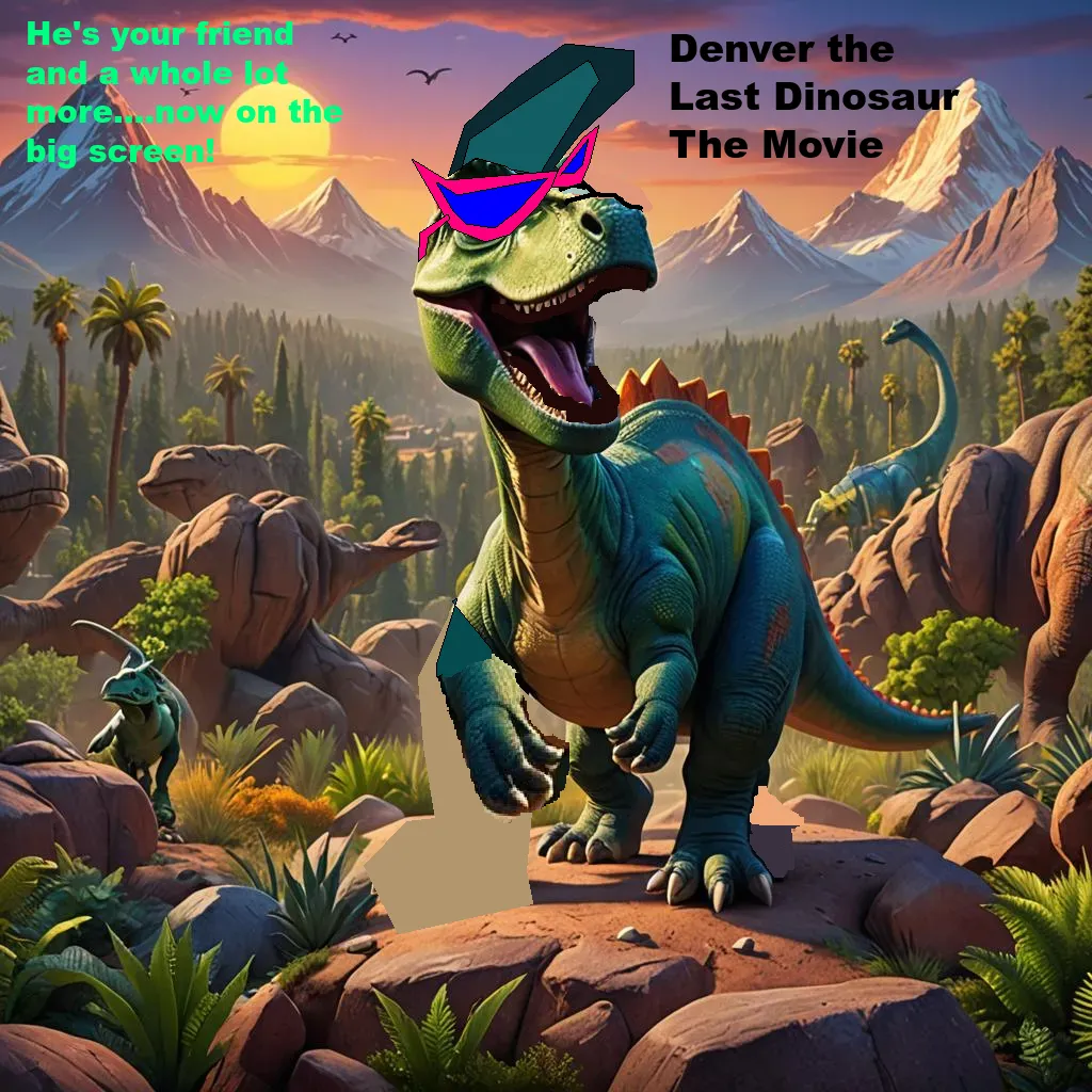 Denver the last dinosaur the movie-CGI poster | New ideas by Matt ...