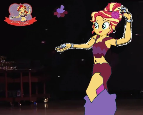 E-Girls parting the veil-Sunset shimmer's belly dance preview | New ideas by Matt Weaver Wiki ...