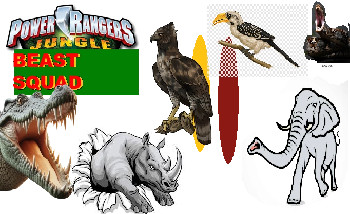 Power Rangers Jungle Beast Squad-new series | New ideas by Matt Weaver ...