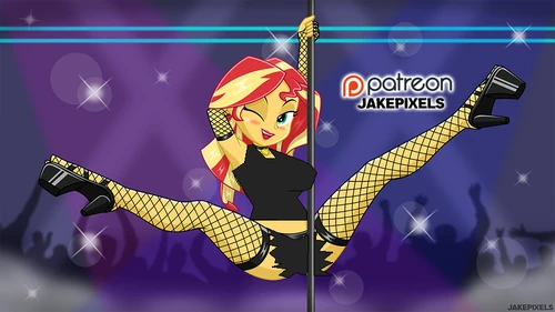 E-girls Polesque-meet Sunset Shimmer 1 | New ideas by Matt Weaver Wiki ...