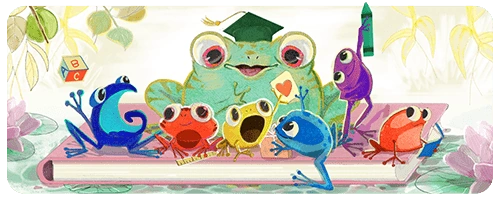 Frog Google logo 1 | New ideas by Matt Weaver Wiki | Fandom