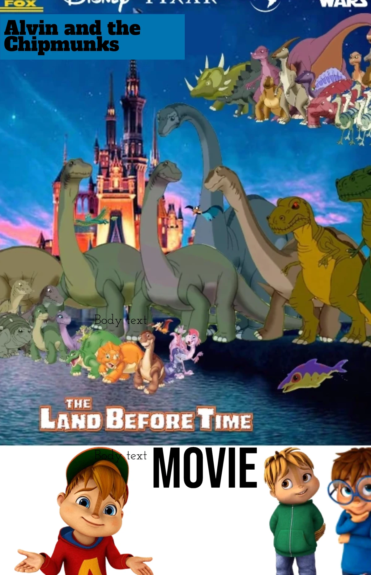 Alvin and the Chipmunks-the Land Before Time movie | New ideas by Matt ...