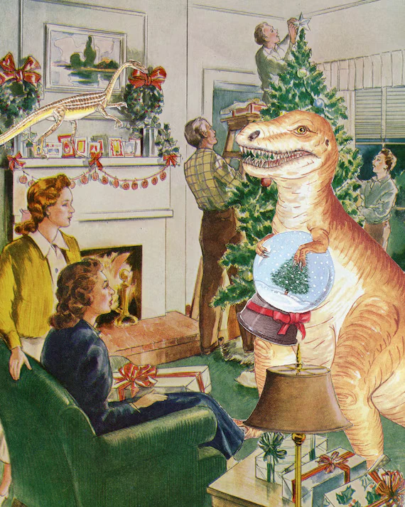 I want a bunch of Dinosaurs for Christmas-Dinosaur Rock Christmas | New ideas by Matt Weaver ...