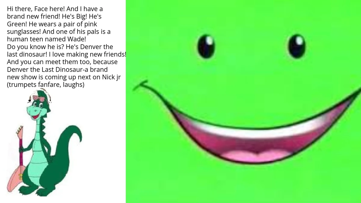 Face introduces Denver the last dinosaur | New Ideas wikia Wiki | Fandom