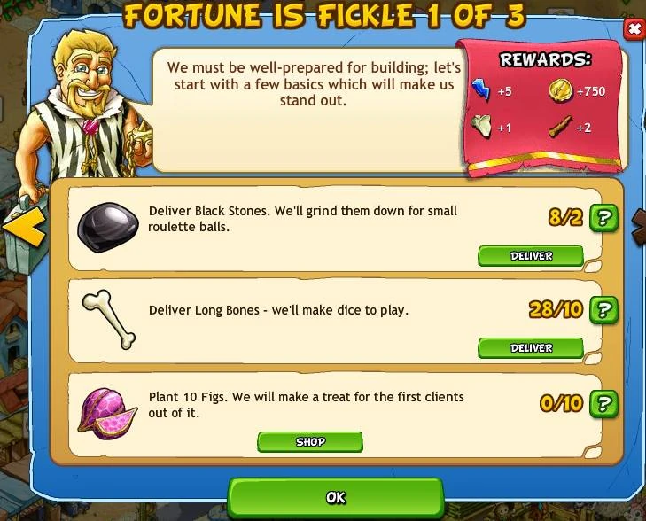 Fortune is Fickle Quest Set | New Rock City Wiki | Fandom