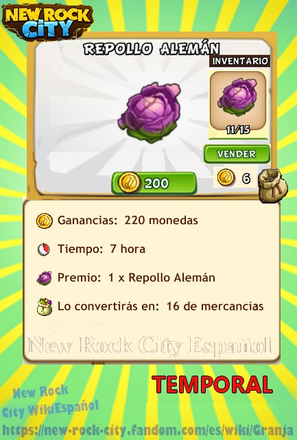 Repollo alemán | Wikia New Rock City | Fandom