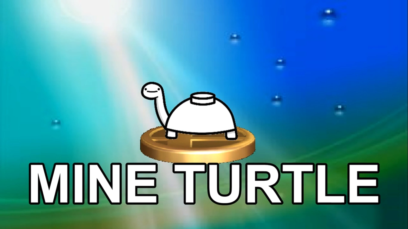 Mine Turtle Wallpaper