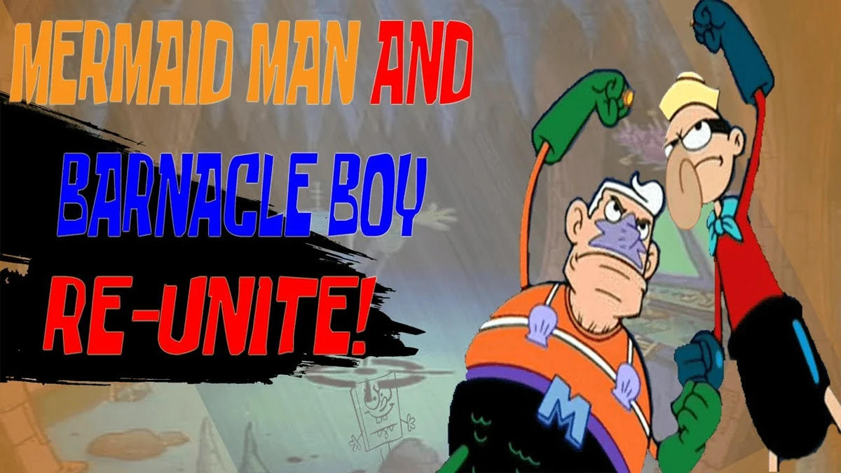 Mermaid Man & Barnacle Boy | New Smash Bros Lawl Origin Wiki | Fandom