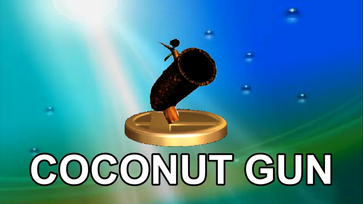 Coconut Gun | New Smash Bros Lawl Origin Wiki | Fandom