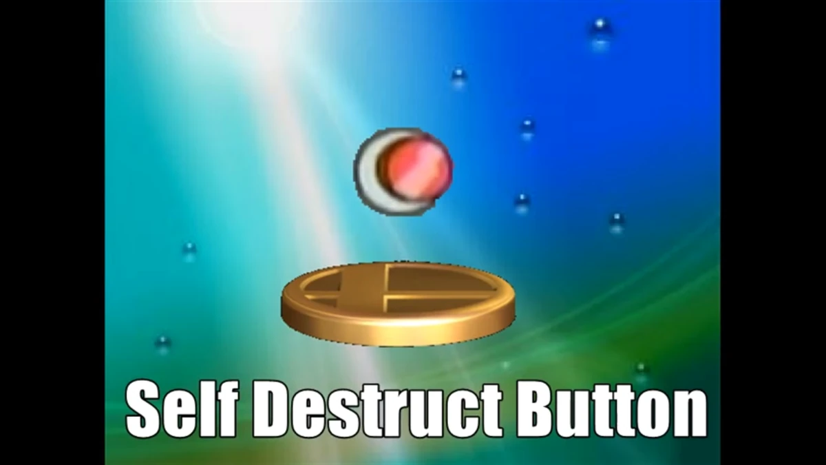 Self Destruct Button | New Smash Bros Lawl Origin Wiki | Fandom