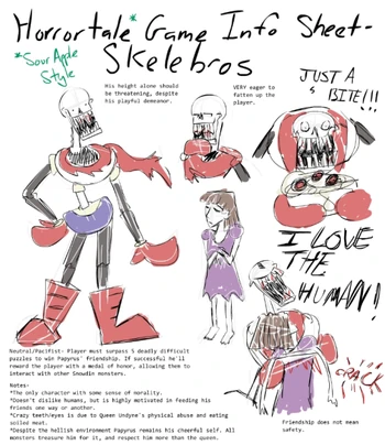 Papyrus/Horrortale | New Undertale Fanon AU Wiki | Fandom