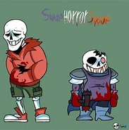 Sans/HorrorSwap | New Undertale Fanon AU Wiki | Fandom