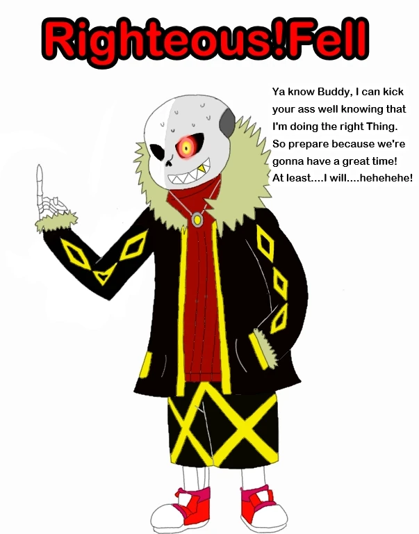 Righteous!Fell | New Undertale Fanon AU Wiki | Fandom