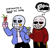 Sans/Underfell | New Undertale Fanon AU Wiki | Fandom