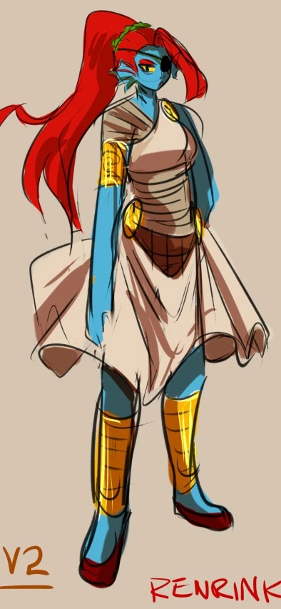 Undyne/Reapertale | New Undertale Fanon AU Wiki | Fandom