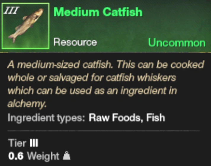 Medium Catfish | New World Wiki | Fandom