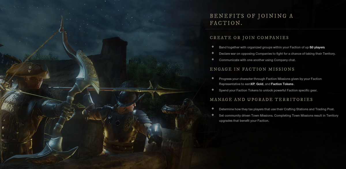 Factions | New World Wiki | Fandom