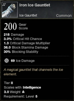 Iron Ice Gauntlet | New World Wiki | Fandom