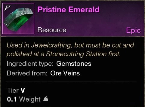 Pristine Emerald | New World вики | Fandom