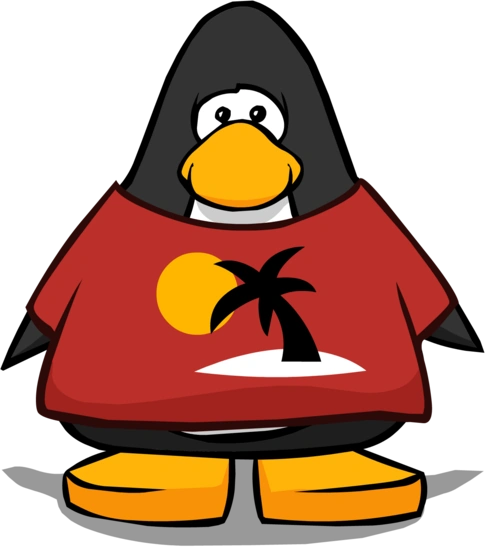 Red Caribbean T-Shirt | New Club Penguin Wiki | Fandom