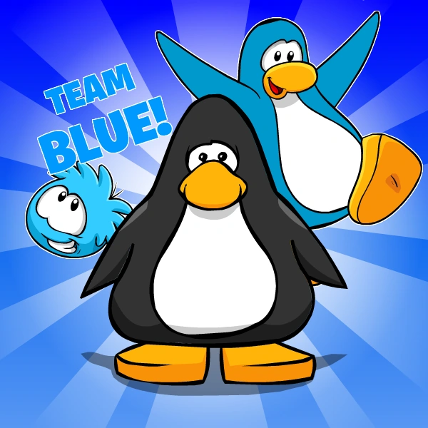 Go Blue Background | New Club Penguin Wiki | Fandom