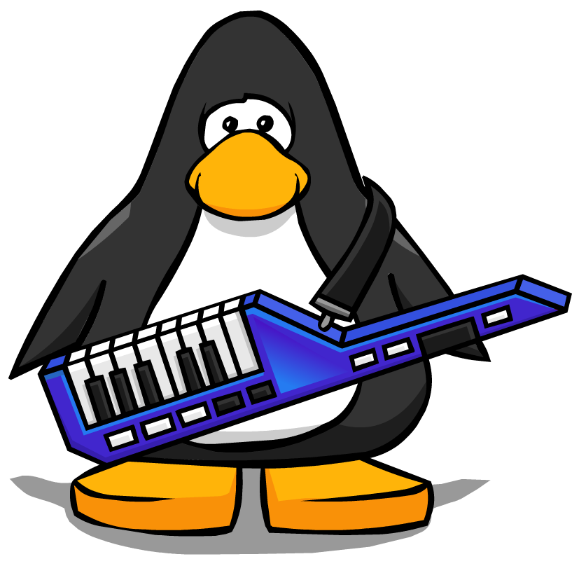 Blue Keytar | New Club Penguin Wiki | Fandom