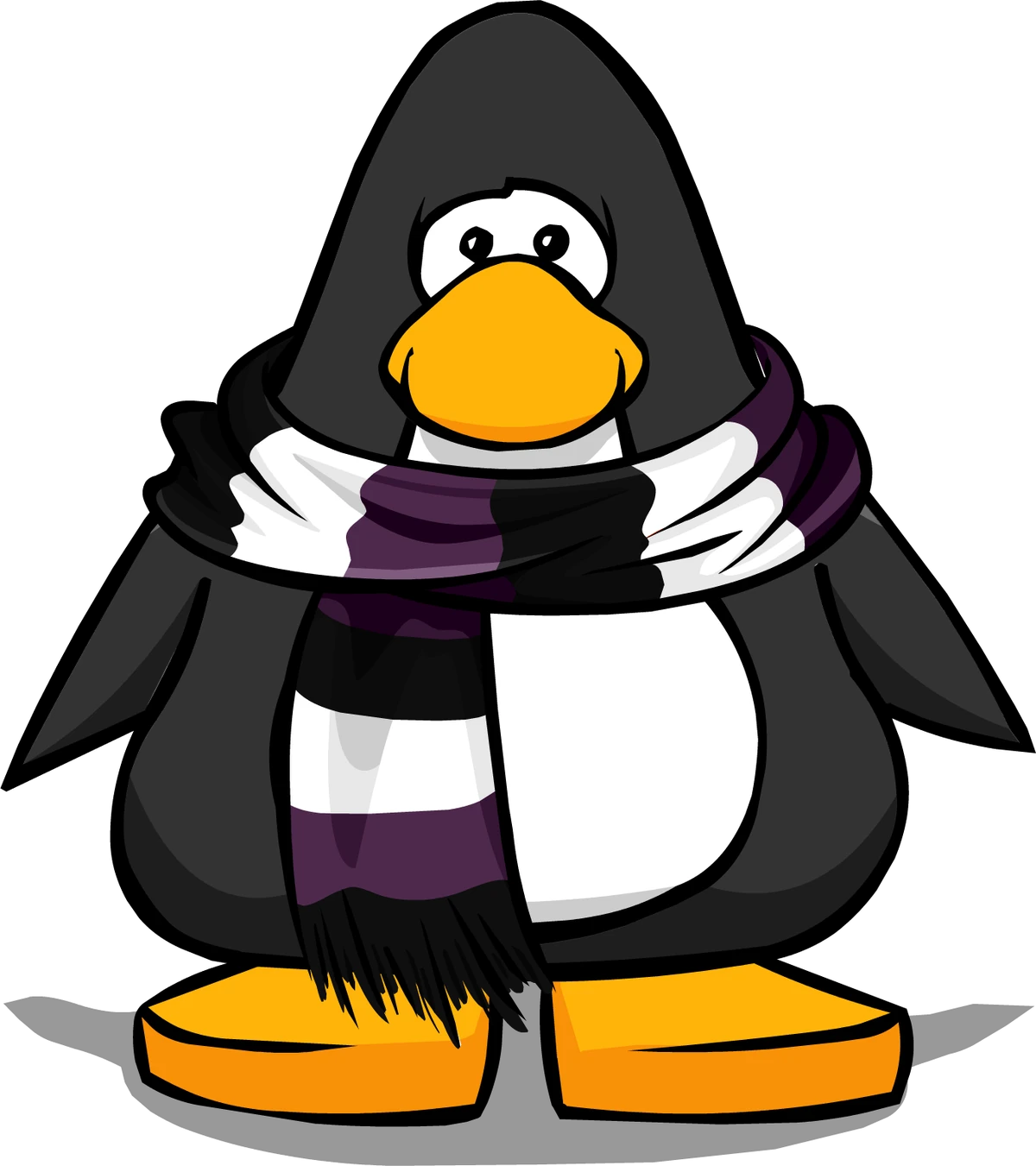 Purple Rugby Scarf | New Club Penguin Wiki | Fandom