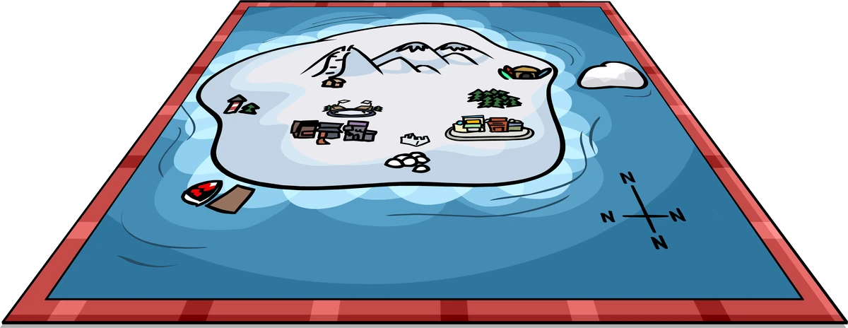 Map Area Rug | New Club Penguin Wiki | Fandom