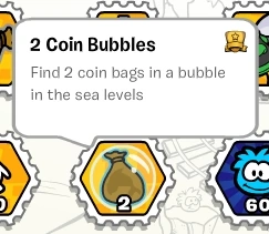 2 Coin Bubbles Stamp | New Club Penguin Wiki | Fandom