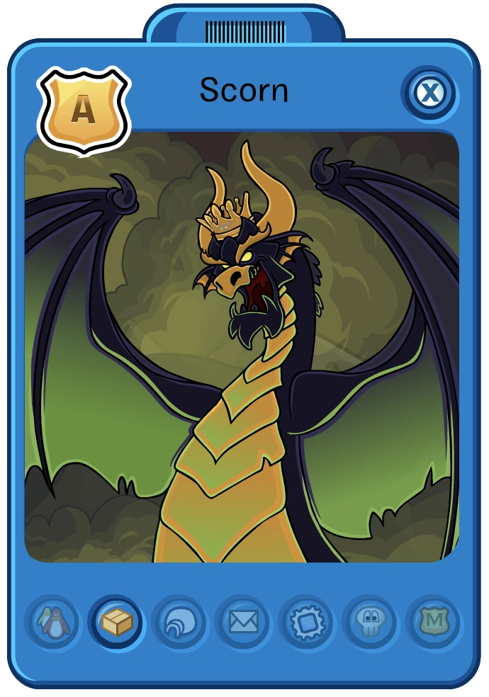 Scorn the Dragon King | New Club Penguin Wiki | Fandom