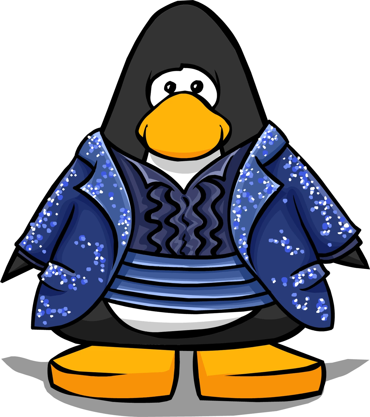 Dazzling Blue Tux | New Club Penguin Wiki | Fandom
