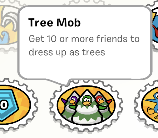 Tree Mob Stamp | New Club Penguin Wiki | Fandom
