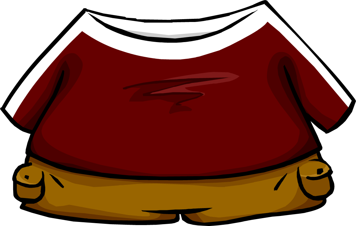 Red Hiking Outfit | New Club Penguin Wiki | Fandom