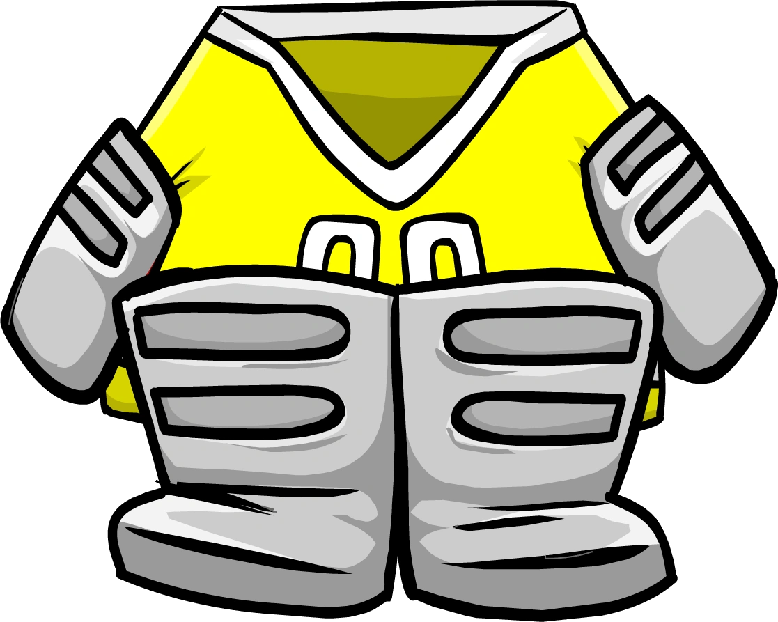 Yellow Goalie Gear | New Club Penguin Wiki | Fandom