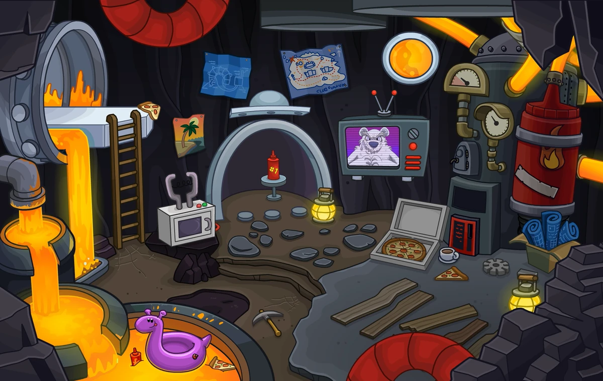 Herbert's Secret Base | New Club Penguin Wiki | Fandom