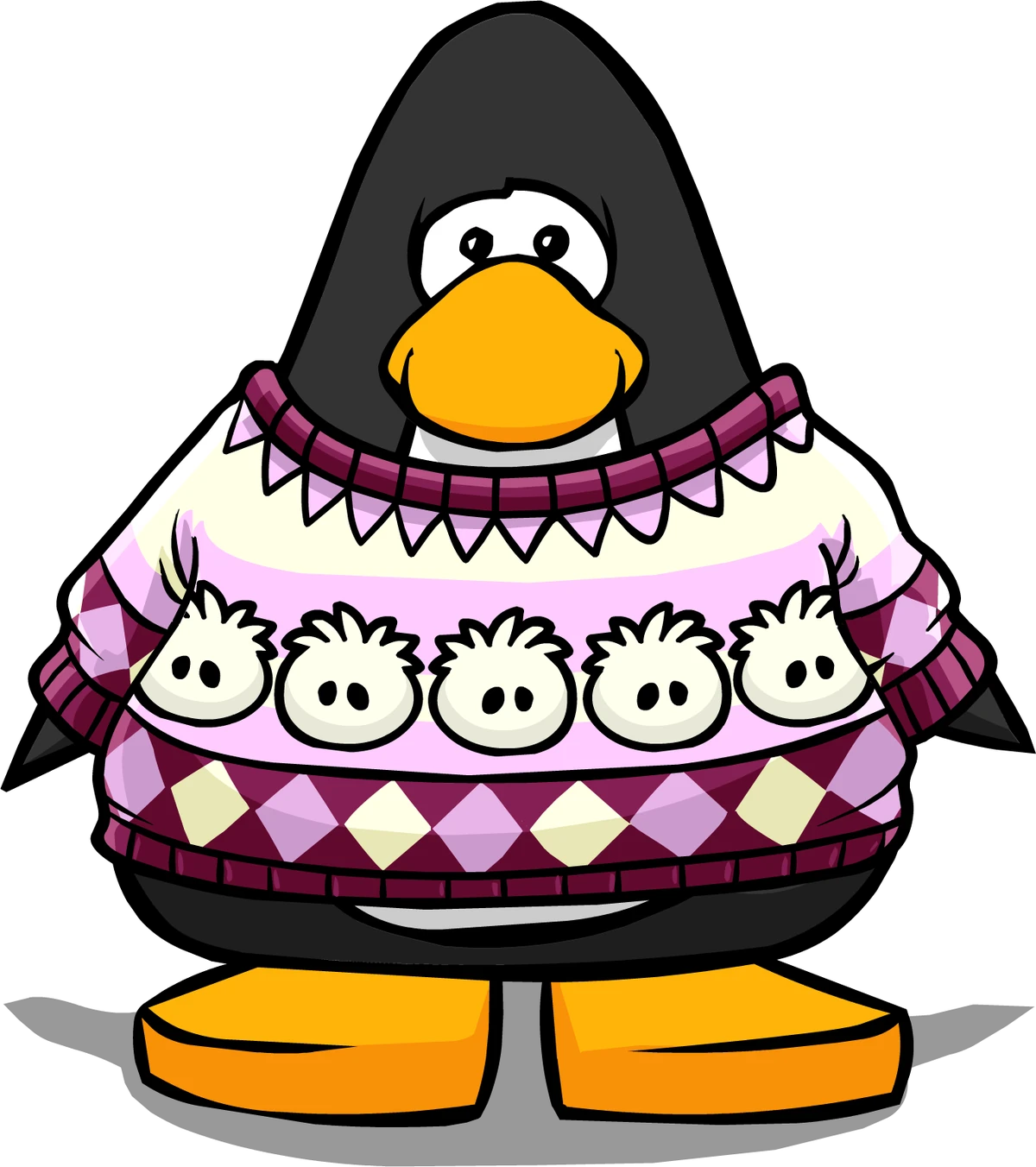 White Puffle Pullover | New Club Penguin Wiki | Fandom