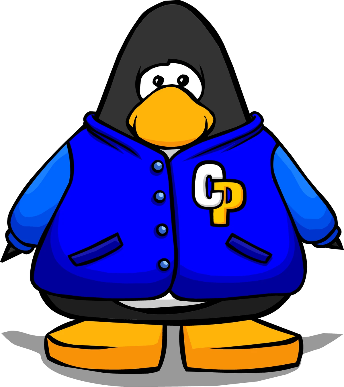Blue Letterman Jacket | New Club Penguin Wiki | Fandom