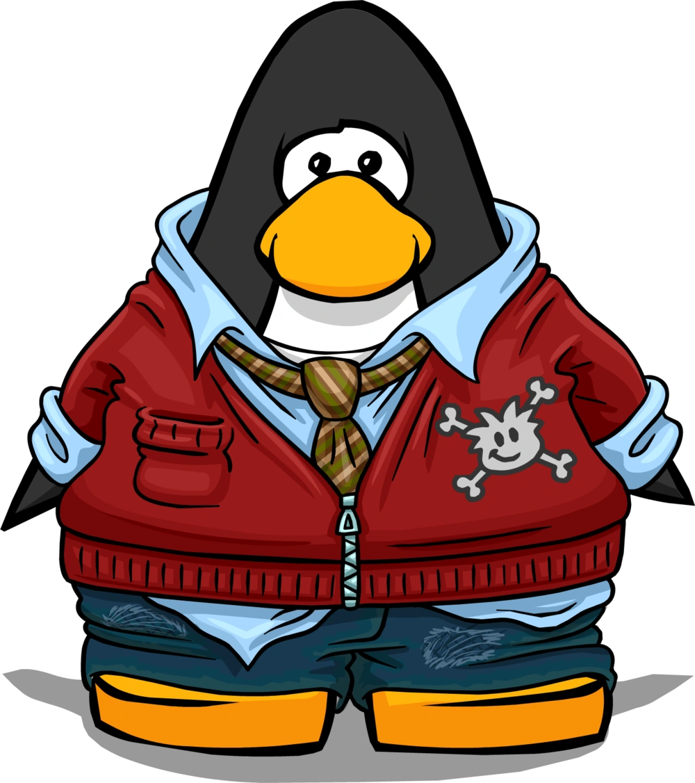 Hip Red Jacket | New Club Penguin Wiki | Fandom