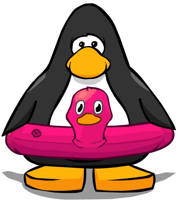 Pink Inflatable Duck | New Club Penguin Wiki | Fandom