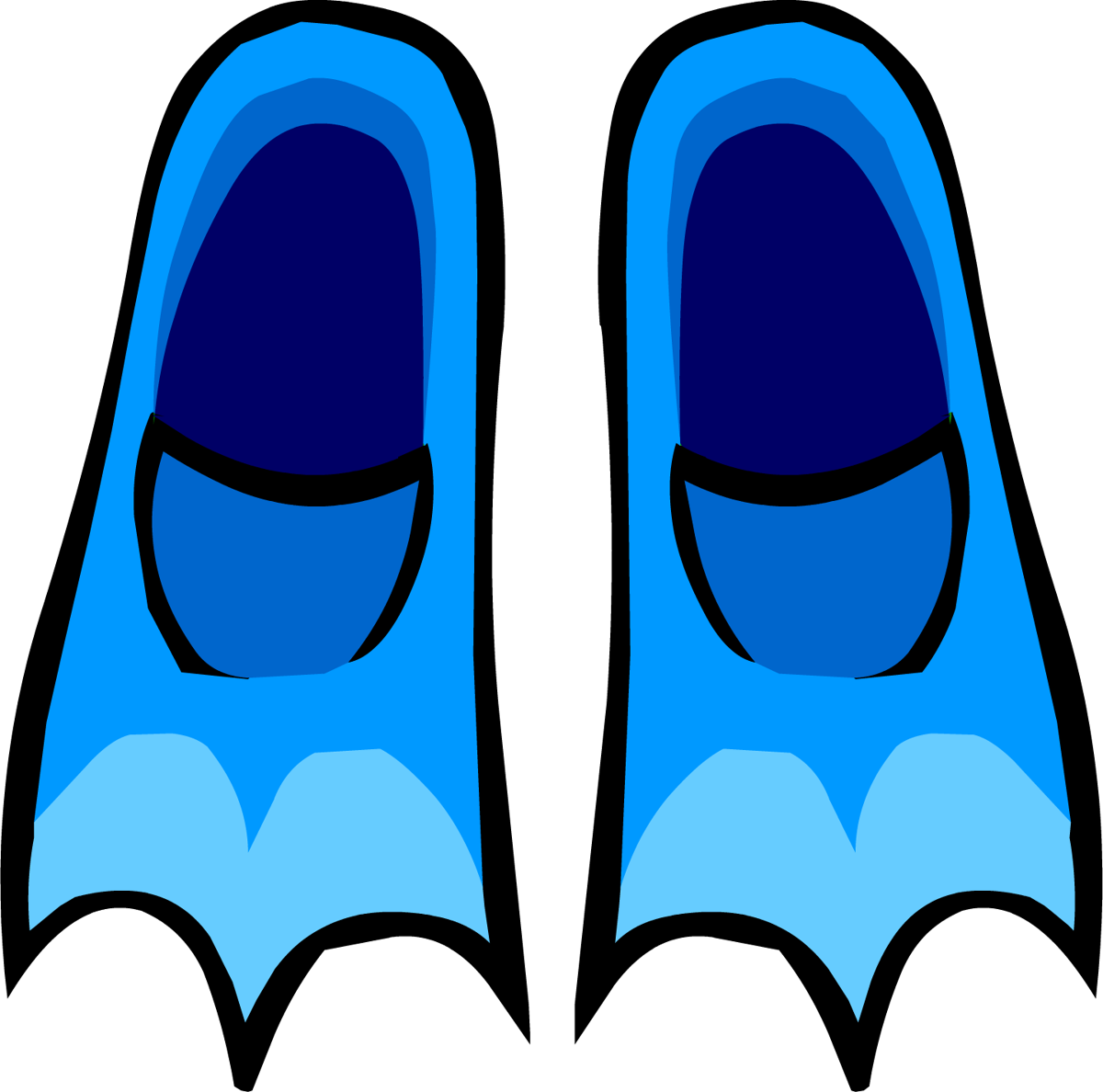 Blue Flippers | New Club Penguin Wiki | Fandom