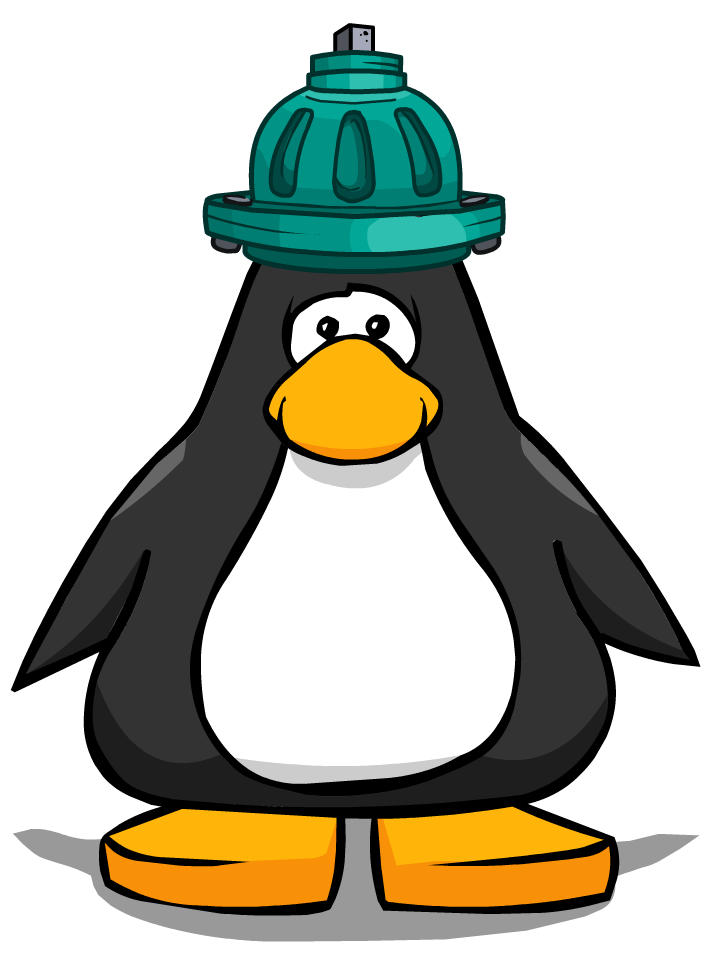 Teal Hydrant Hat | New Club Penguin Wiki | Fandom