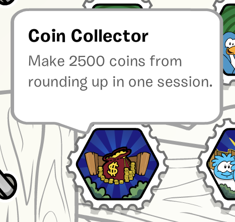 Coin Collector Stamp | New Club Penguin Wiki | Fandom