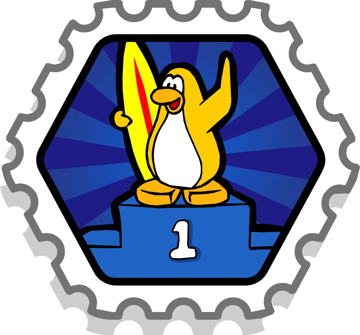 First Place Stamp | New Club Penguin Wiki | Fandom