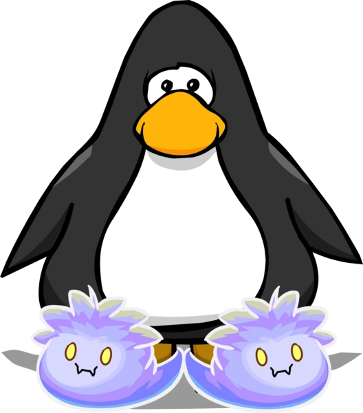 Ghost Puffle Slippers | New Club Penguin Wiki | Fandom