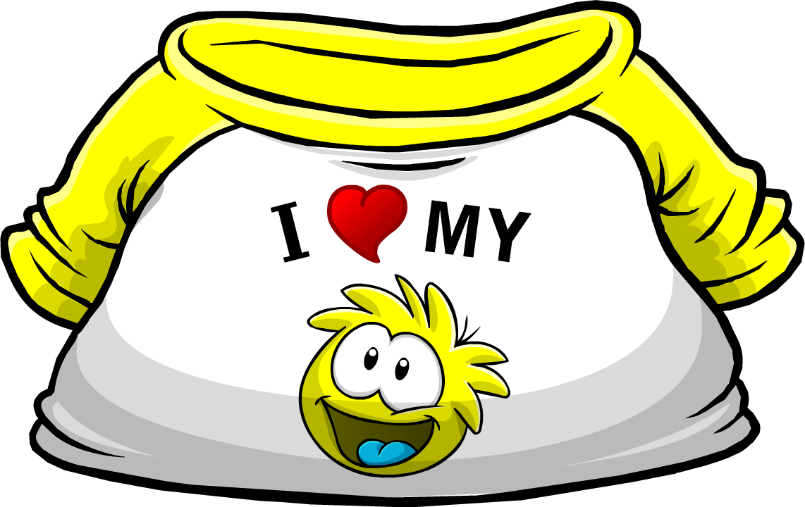 I Heart My Yellow Puffle T-Shirt | New Club Penguin Wiki | Fandom