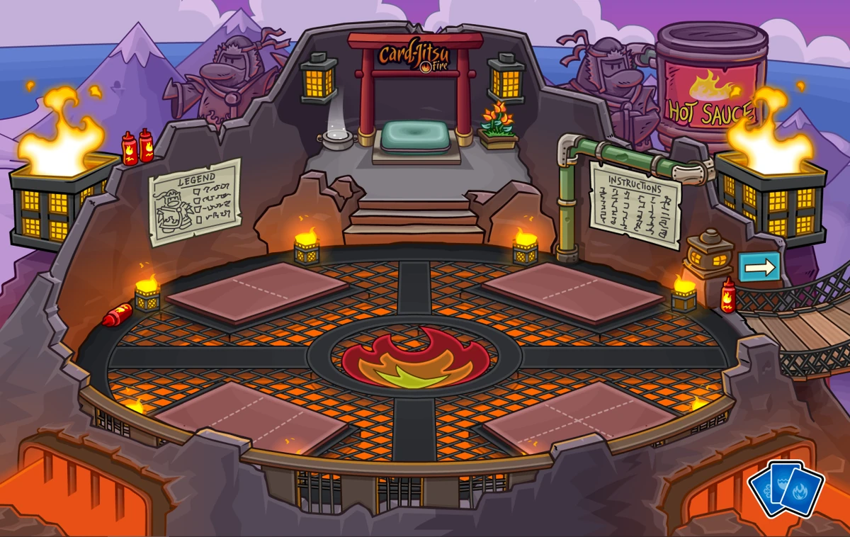 Fire Dojo | New Club Penguin Wiki | Fandom