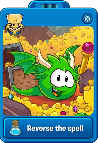 Green Dragon Puffle | New Club Penguin Wiki | Fandom