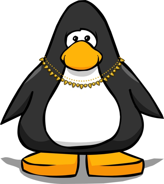 Gold Necklace | New Club Penguin Wiki | Fandom